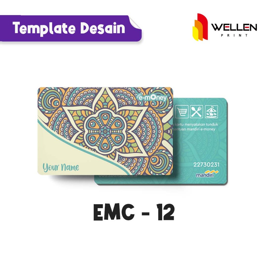 Jual WELLEN PRINT - Cetak Kartu E Toll Emoney Mandiri Print Etoll Card ...