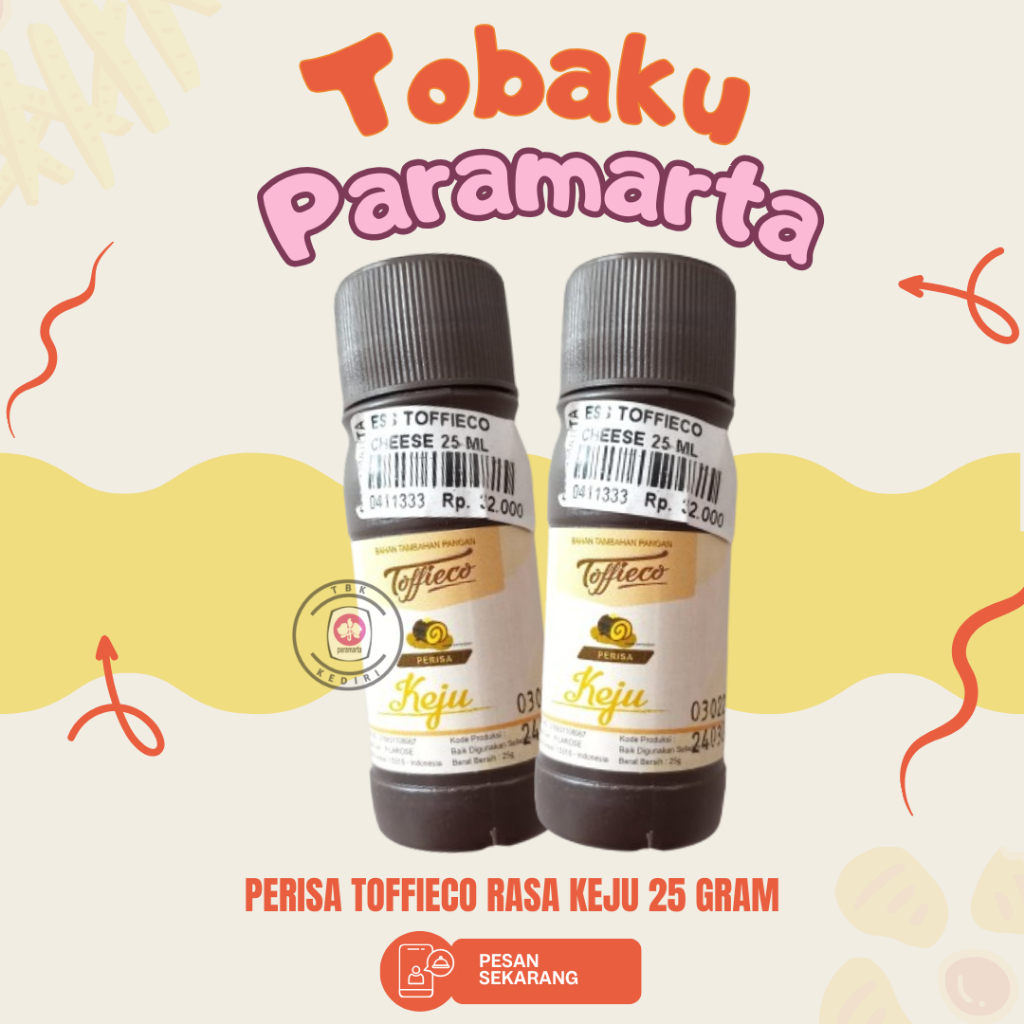 Jual PERISA MAKANAN TOFFIECO RASA KEJU 25 ML / PERISA MAKANAN TOFFIECO ...