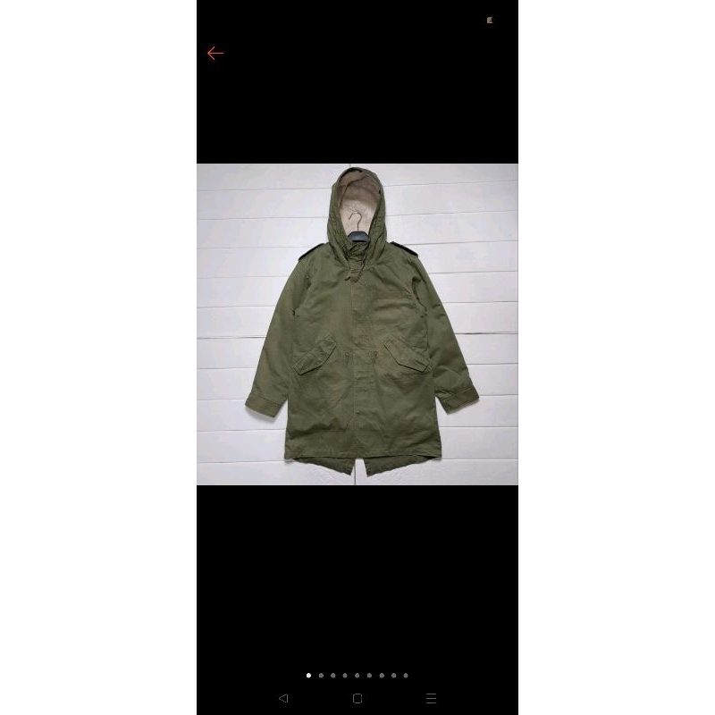 Jual Parka Fishtail M65 Army | Shopee Indonesia