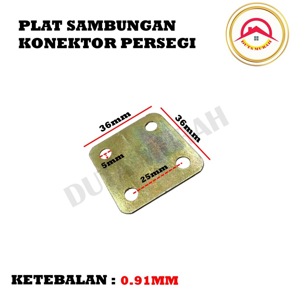 Jual Plat Lurus Konektor Plat Sambung Lurus Sambungan Connector Plat ...