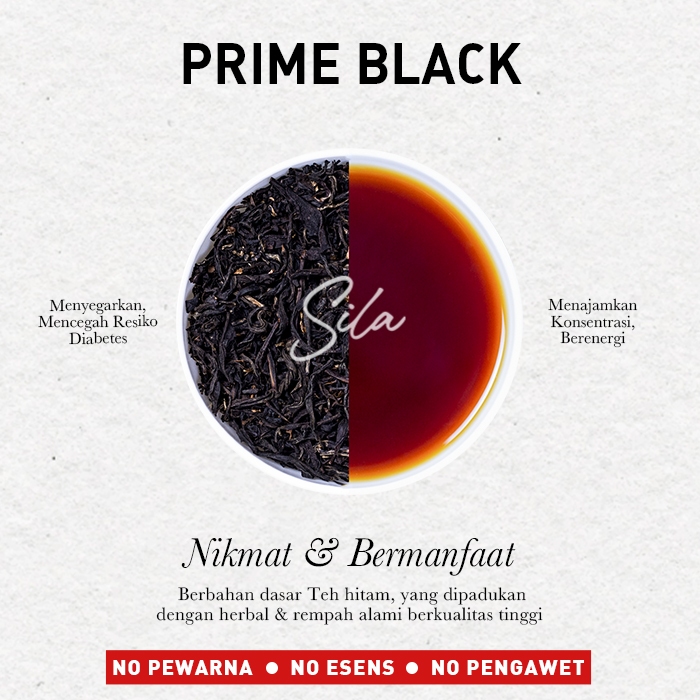 Jual Sila Specialty Tea | Prime Black | Sachet Loose 3gr | Teh Premium ...