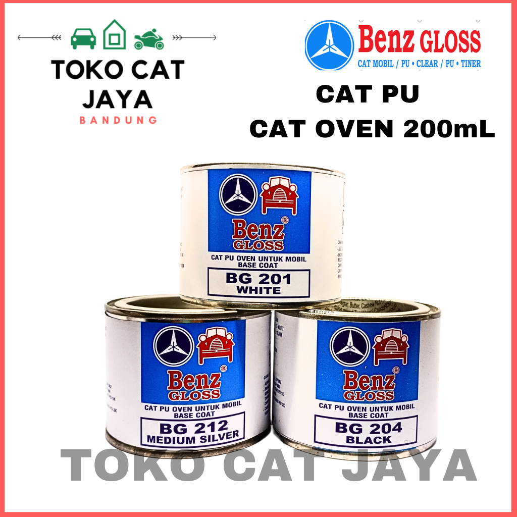 Jual CAT PU BENZ GLOSS / Cat Oven Cat Mobil 200mL | Shopee Indonesia