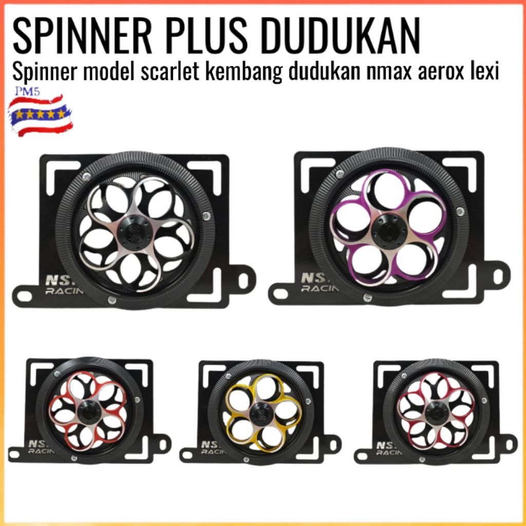 Jual breket spinner radiator nsb set spinner scarlet racing model ...