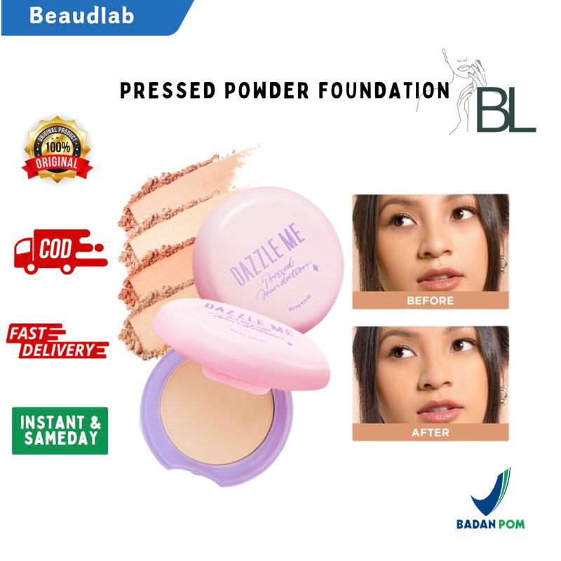 Jual DAZZLE ME Muse Pressed Foundation Compact Powder Filter Like ...