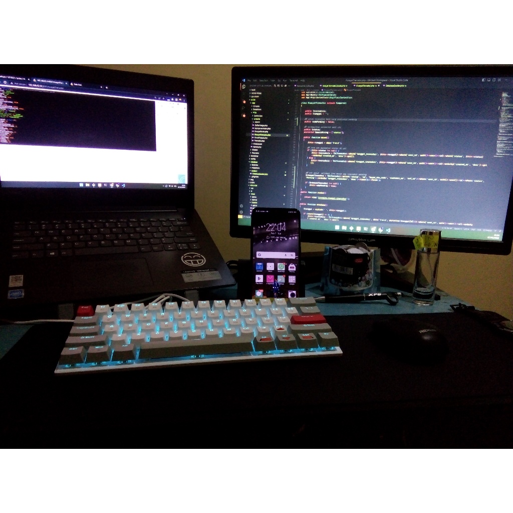 Jual Mechanical Gaming Keyboard Second Digital Alliance DA Meca 6 White ...