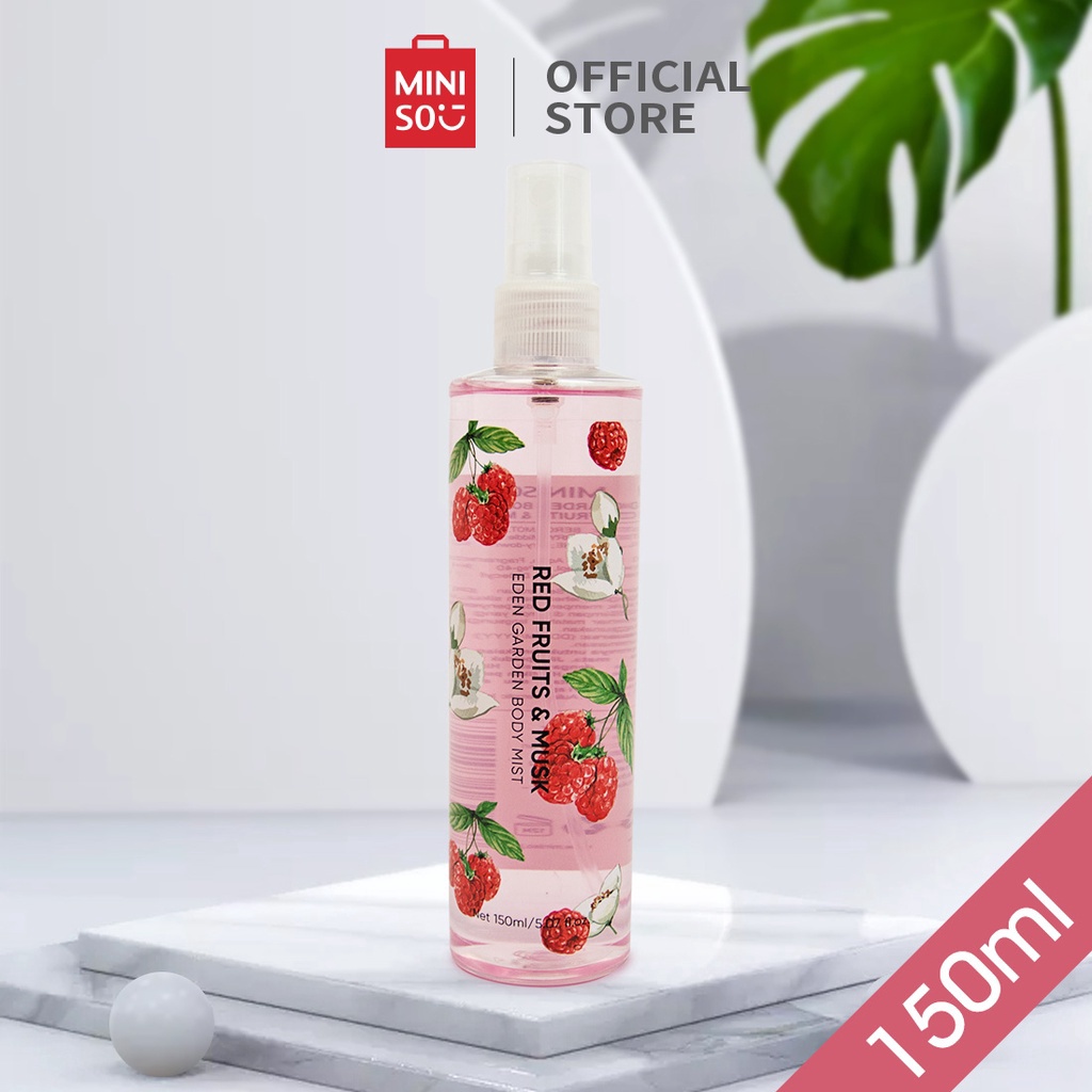 Jual Produk Keren MINISO BODY MIST Garden of Eden Body Spray 15mL ...