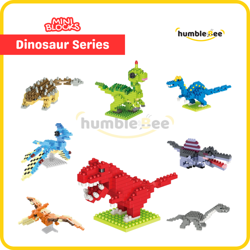 Jual Jike Mini Blocks - Dinosaur Series | Mainan Edukatif Balok Susun ...