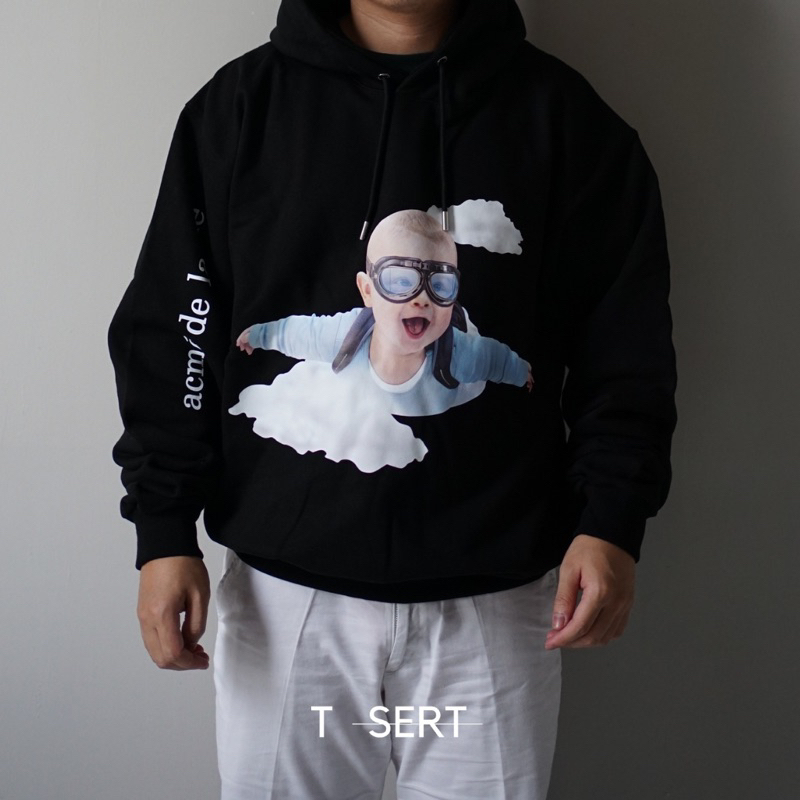 Jual ADLV Acme De La Vie Baby Face Skydiving Black Hoodie Original ...