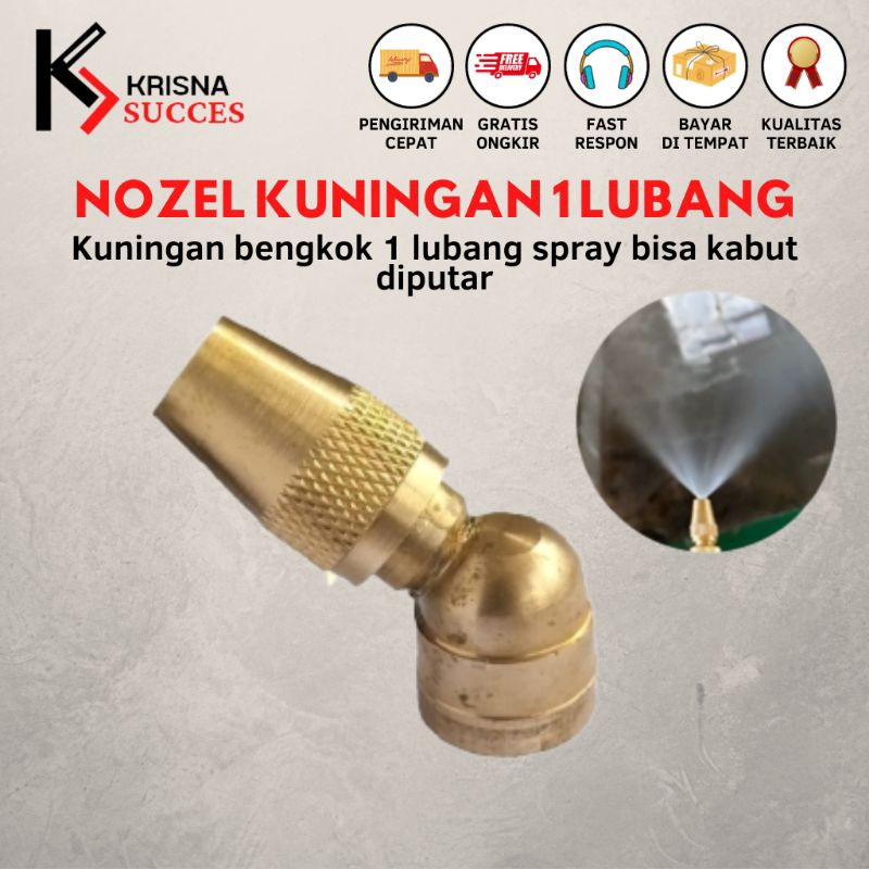 Jual NOZZLE KUNINGAN SPRAYER ELEKTRIK BENGKOK 1 LUBANG MISTING NOZLE ...