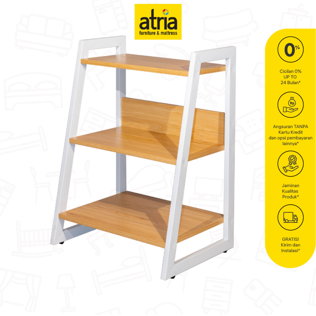 Jual Atria Shion Rak Multifungsi Minimalis Low Cabinet | Shopee Indonesia