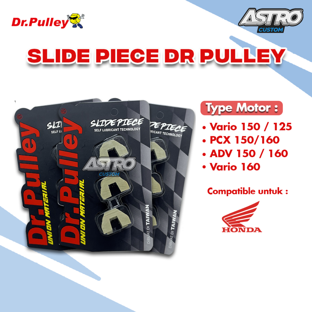 Jual Slide Piece Vario 125 150 PCX ADV STYLO 160 Dr Pulley Slider Karet ...