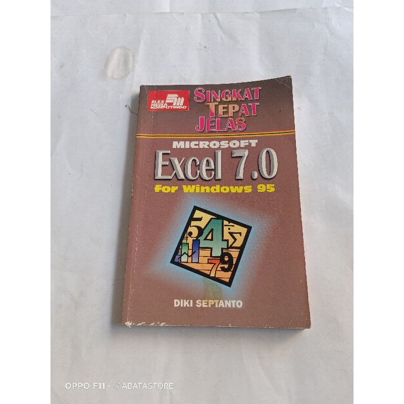 Jual BUKU SINGKAT TEPAT JELAS MICROSOFT EXCEL 7 0 DIKI SEPTANTO | Shopee Indonesia