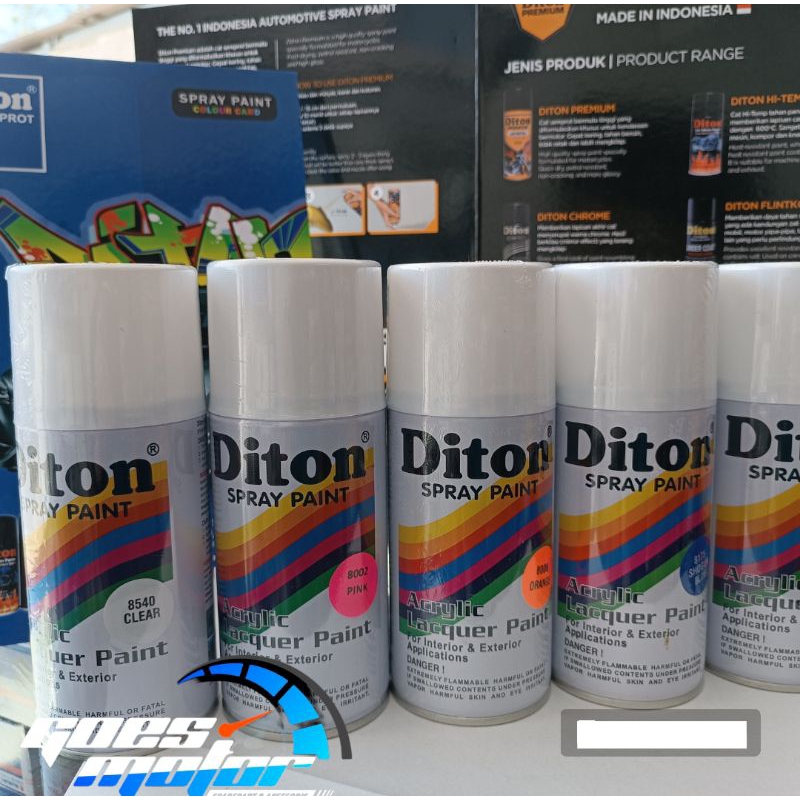 Jual cat semprot diton uk 300cc spray paint all variant warna | Shopee ...