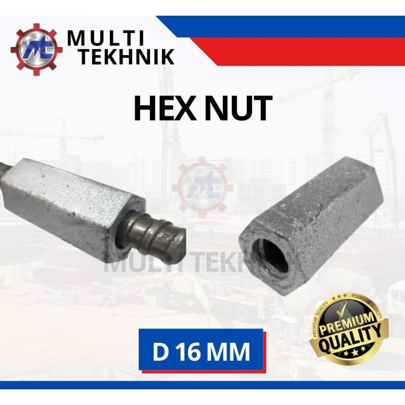 Jual Hex Nut Mur - For Tie Rod Bekisting | Shopee Indonesia