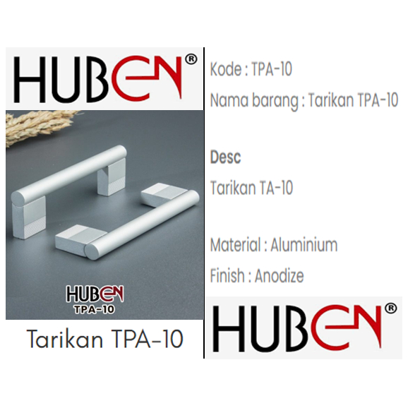 Jual Huben TPA 10 Anodize 128 mm - Tarikan atau Handle | Shopee Indonesia