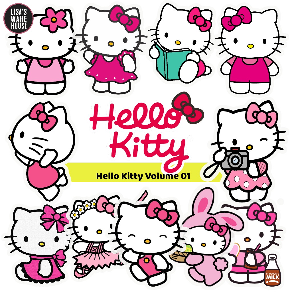 Jual Sticker Hello Kitty Volume 01 | Shopee Indonesia