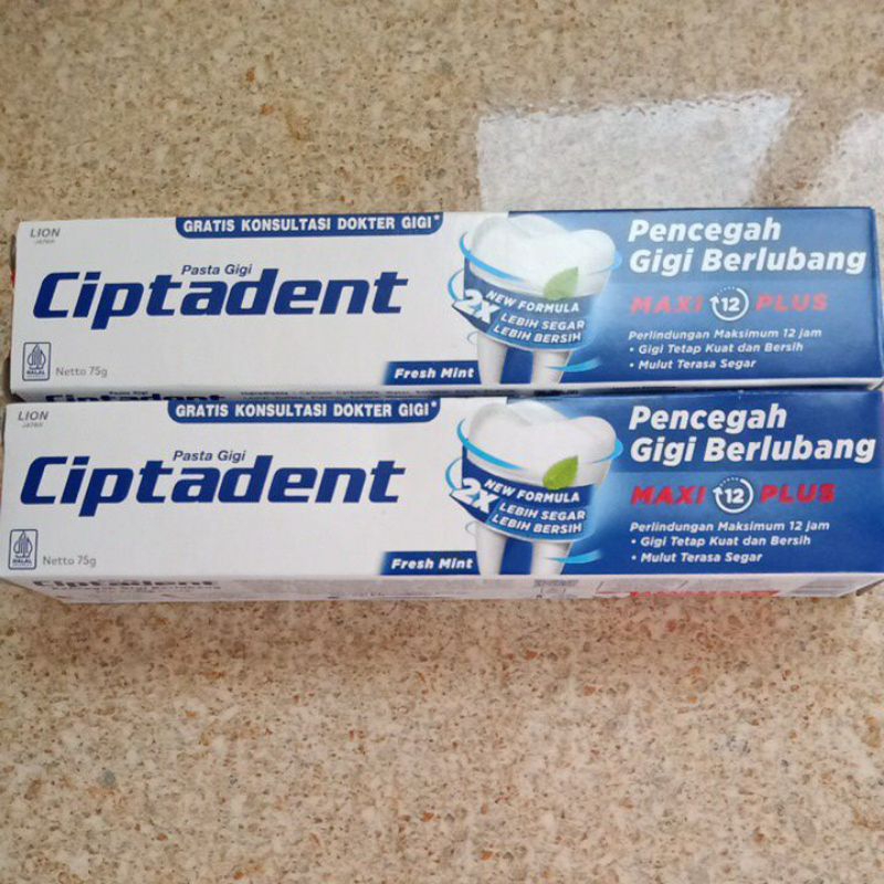 Jual Ciptadent pasta gigi fresh mint 75 gr | Shopee Indonesia