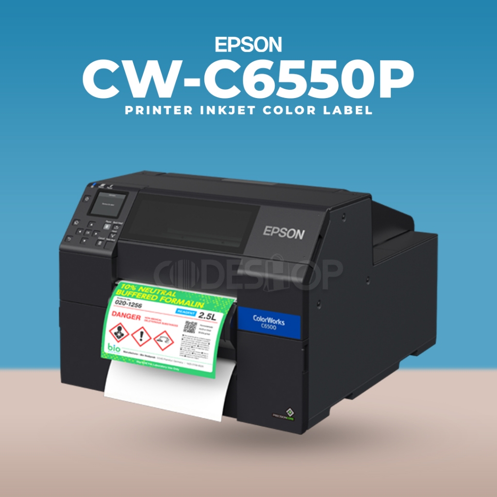 Jual Epson CW-C6550P C6550P Printer Inkjet Cetak Label Warna Full Color ...