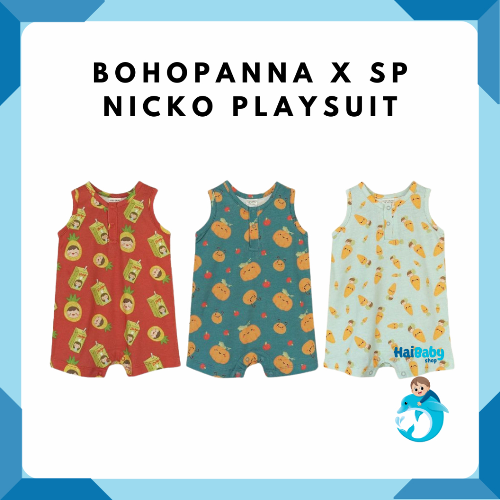 Jual BOHOPANNA X SALLY & PIPER Nicko Playsuit / Jumper Playsuit Anak ...
