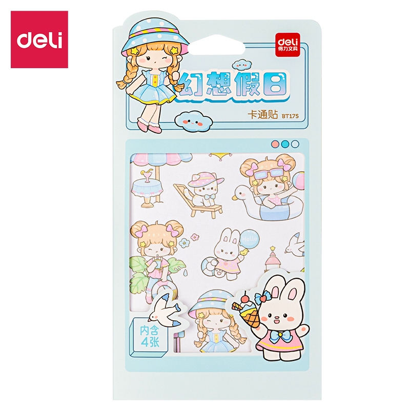 Jual Deli Stiker Hias / Sticker Lucu Berbagai Desain BT1XX | Shopee ...