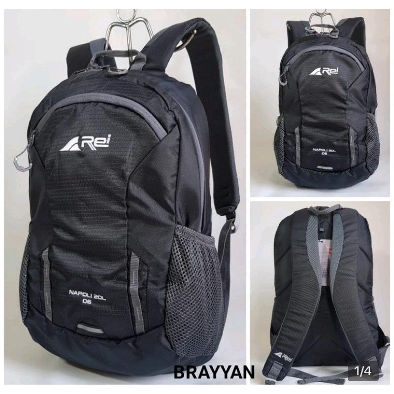 Jual Tas Ransel Arei Napoli 06 20L Daypack Outdoor Pria Wanita | Shopee Indonesia