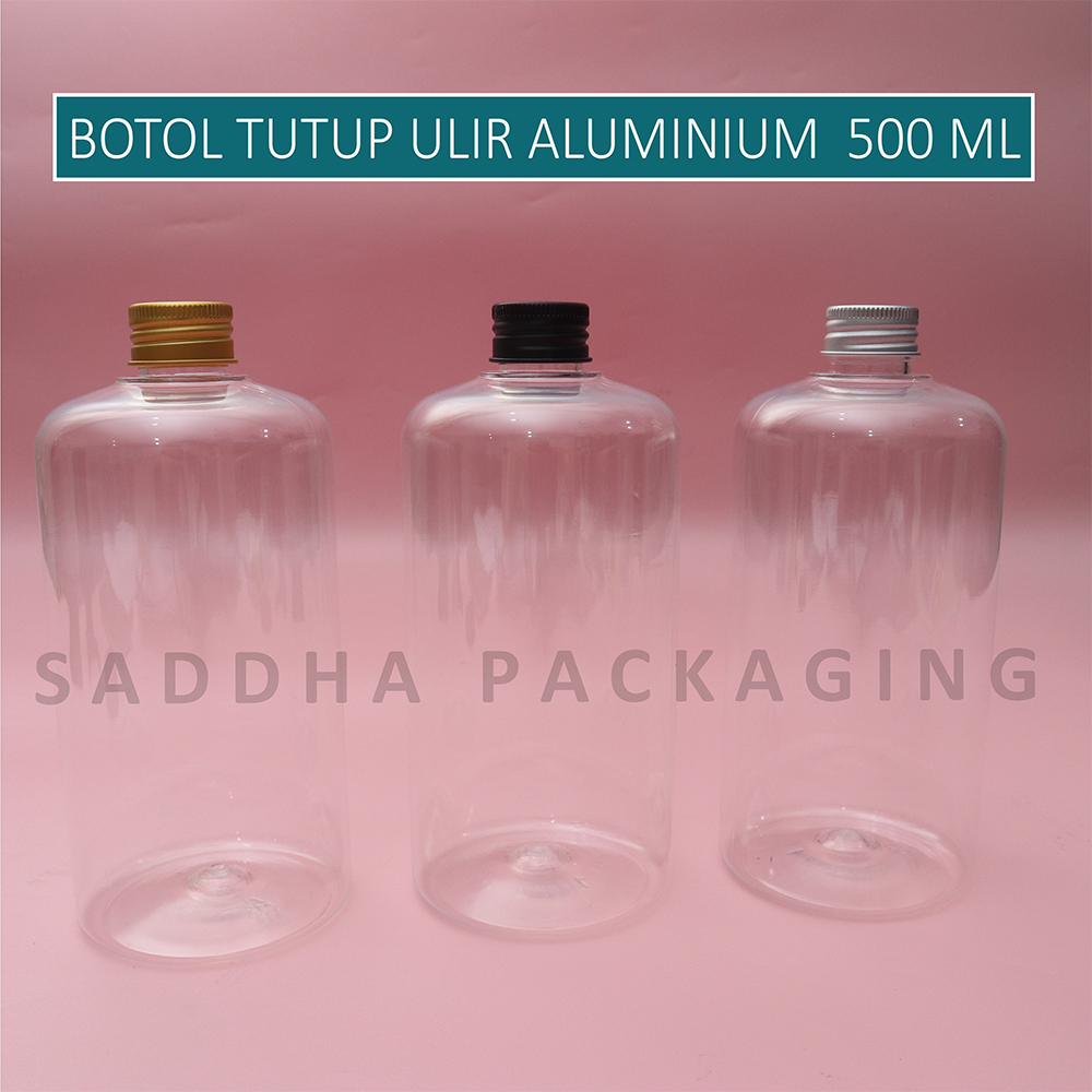 Jual Botol 500ml Ulir Aluminium Screwcap / Botol Ulir 500 ml / Botol ...