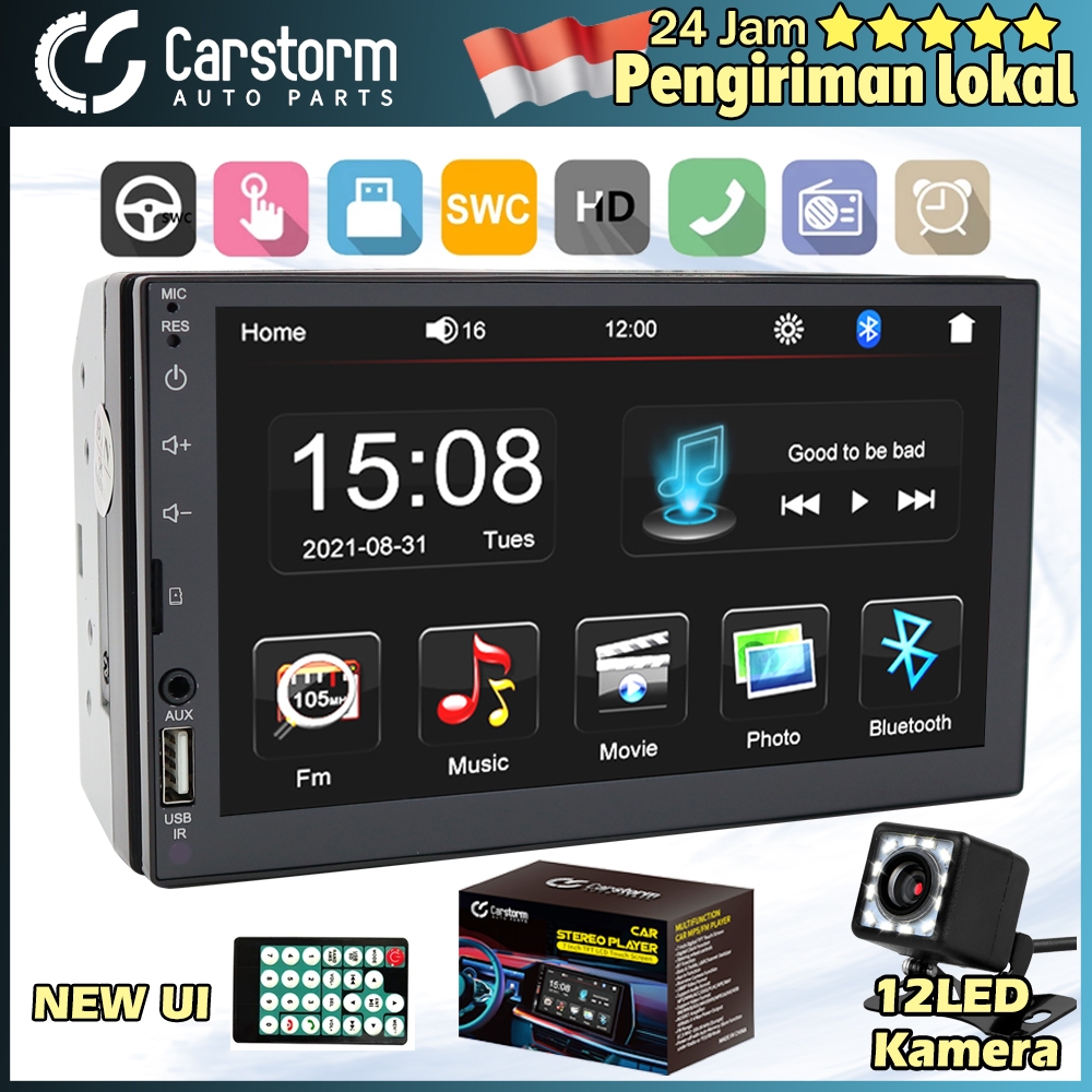 Jual Carstorm Head Unit 7 Inch Double Din Touch Screen Bluetooth ...