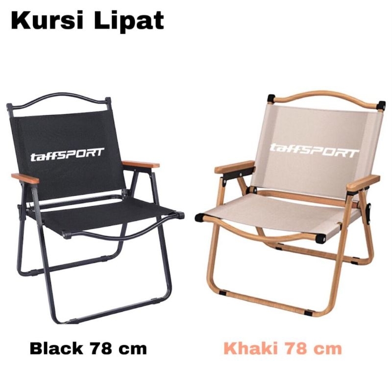 Jual Kursi Lipat Camping Piknik Portable Foldable Chair Oxford 600D 78 cm - Kursi Lipat ...