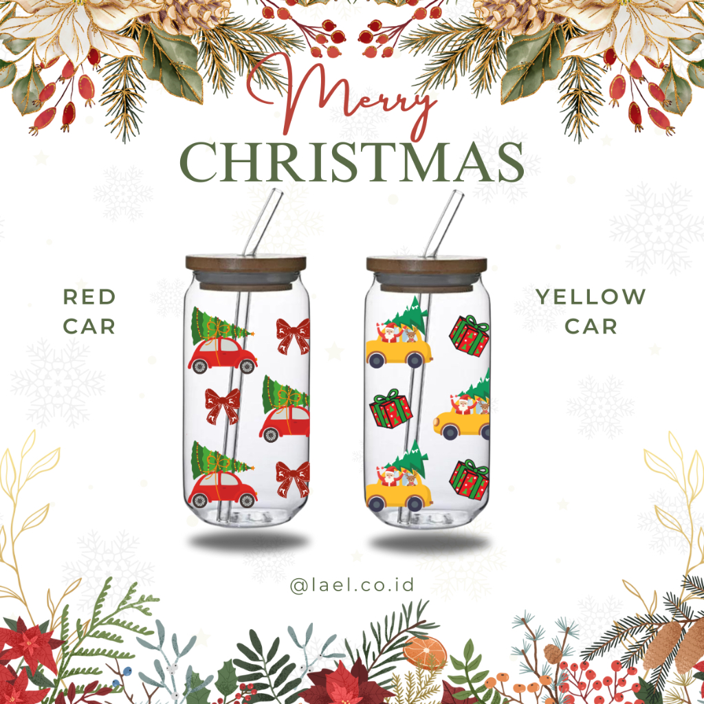 Jual SOUVENIR NATAL : KADO NATAL : HAMPERS NATAL :GELAS AESTHETIC KACA ...