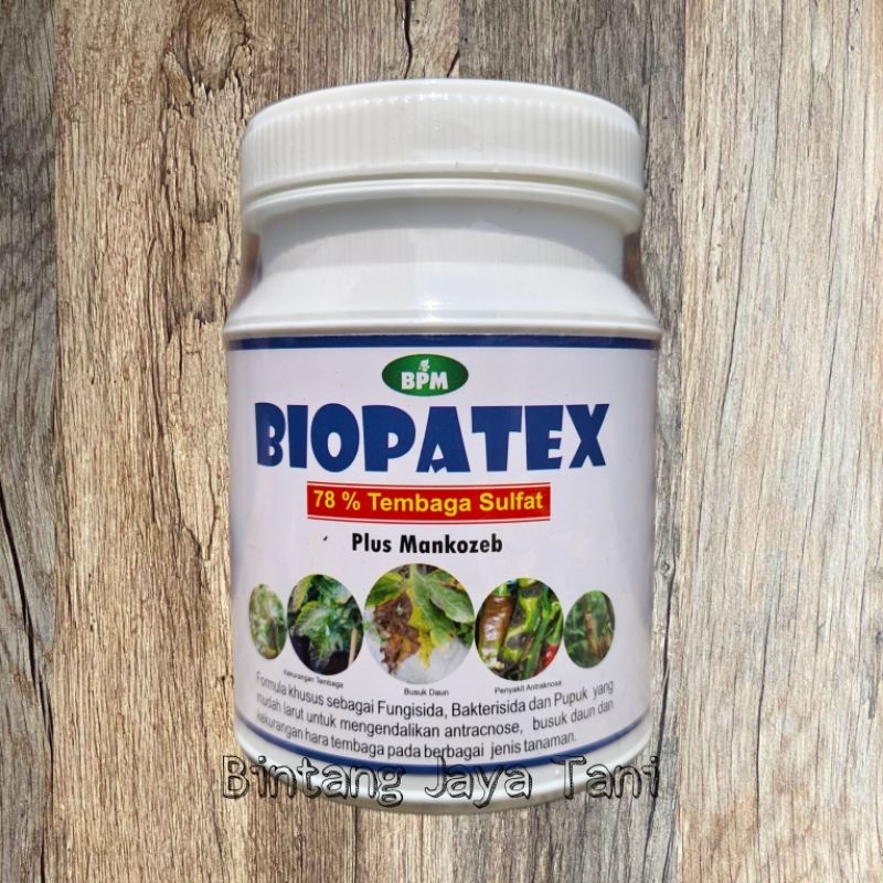 Jual BIOPATEK 78% 250 GRAM/ TEMBAGA SULFAT PLUS MANKOZEB/ Pupuk Untuk ...