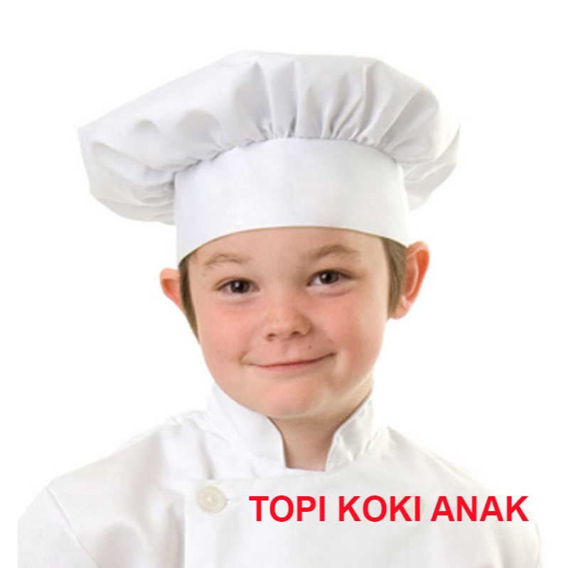 Jual Topi chef koki anak kids chef hat | Shopee Indonesia