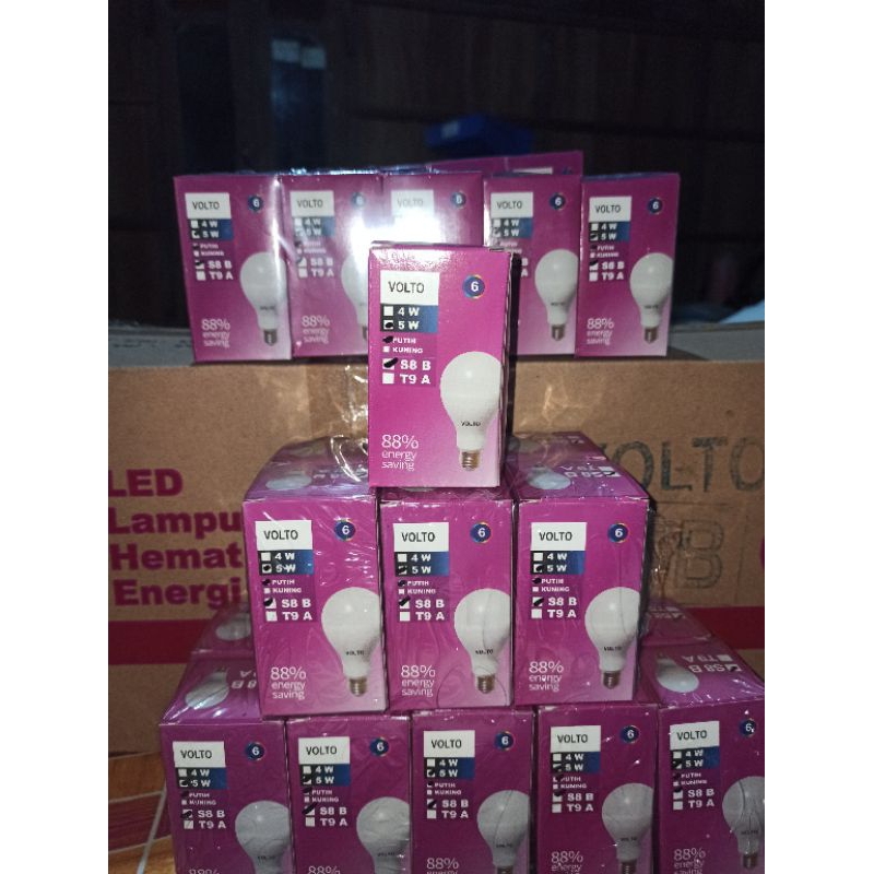Jual Paket Murah 5 Lampu LED Volto S8 B 5 Watt | Shopee Indonesia