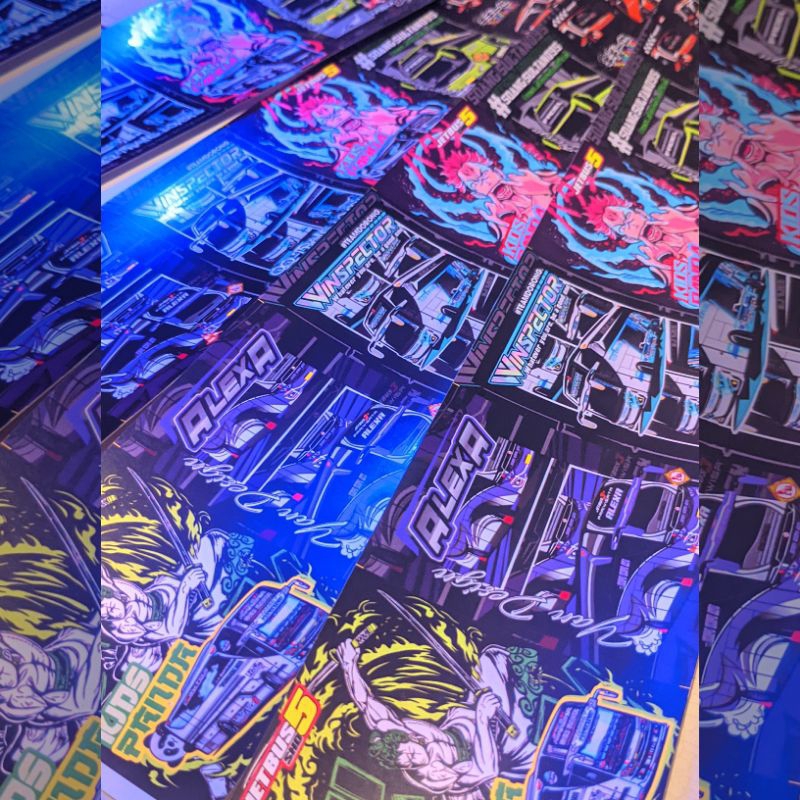 Jual COD Stiker Buss Keren Premium High Quality ( 50 Stiker + Bonus ...