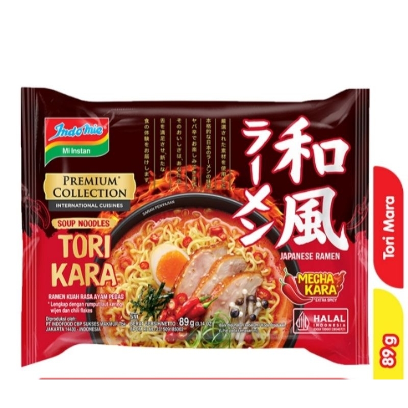 Jual Indomie Mie Instan Premium Collection Rasa Tori Kara Japanese ...