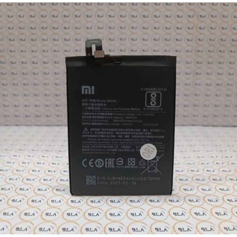 Jual BATRE BATTERY BM4E XIAOMI POCO F1 ORIGINAL | Shopee Indonesia