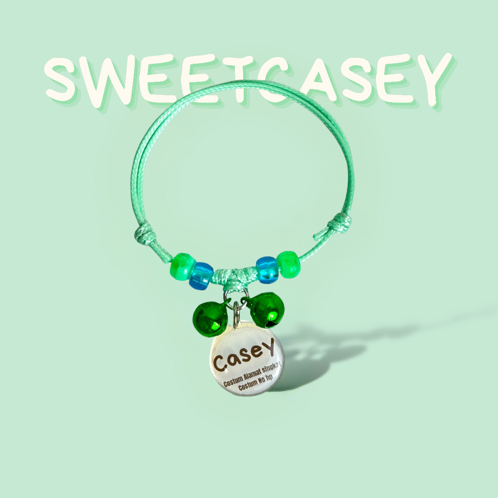 Jual KALUNG KUCING PANDORA GRATIS LIONTIN CUSTOM NAMA/ PANDORA CAT ...