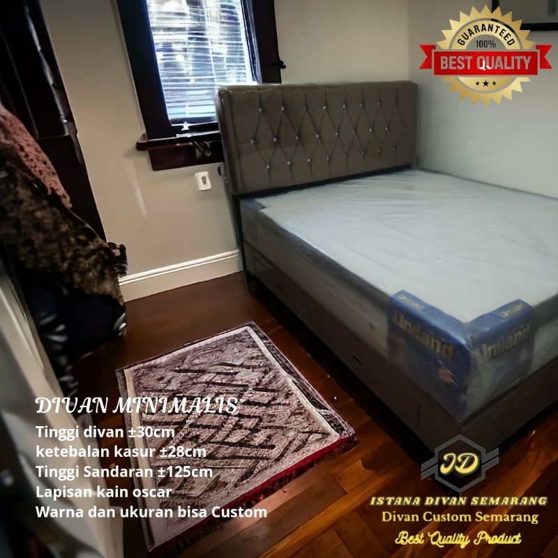 Jual Divan Dipan Tempat Tidur Minimalis Mewah Divan Modern kain Beludru ...
