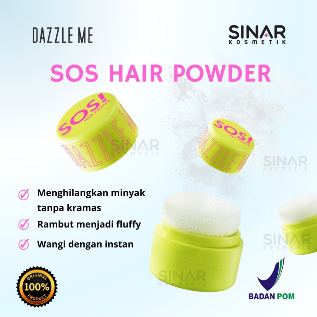 Jual Dazzle Me SOS Hair Powder | Oil Control Rambut / Mattifying ...