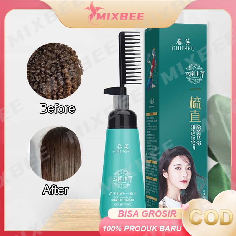 Jual krim pelurus rambut permanen/180MLrambut menghaluskan rambut ...