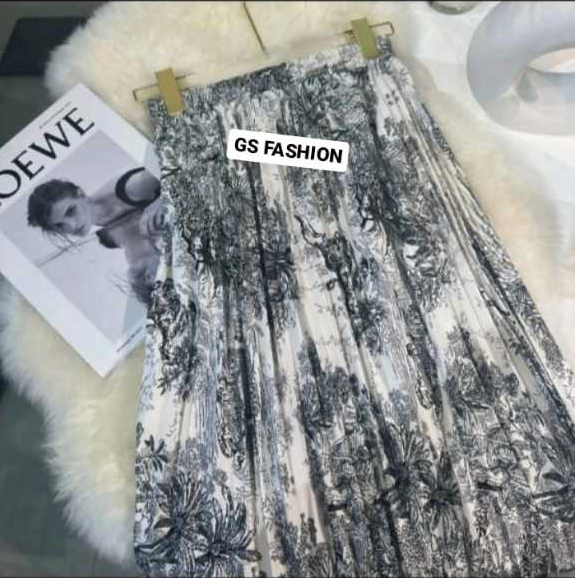 Jual GS- ROK PLISKET PANJANG MOTIF BUNGA PREMIUM/ROK PLISKET WANITA/ ROK PLISKET BUNGA /ROK ...