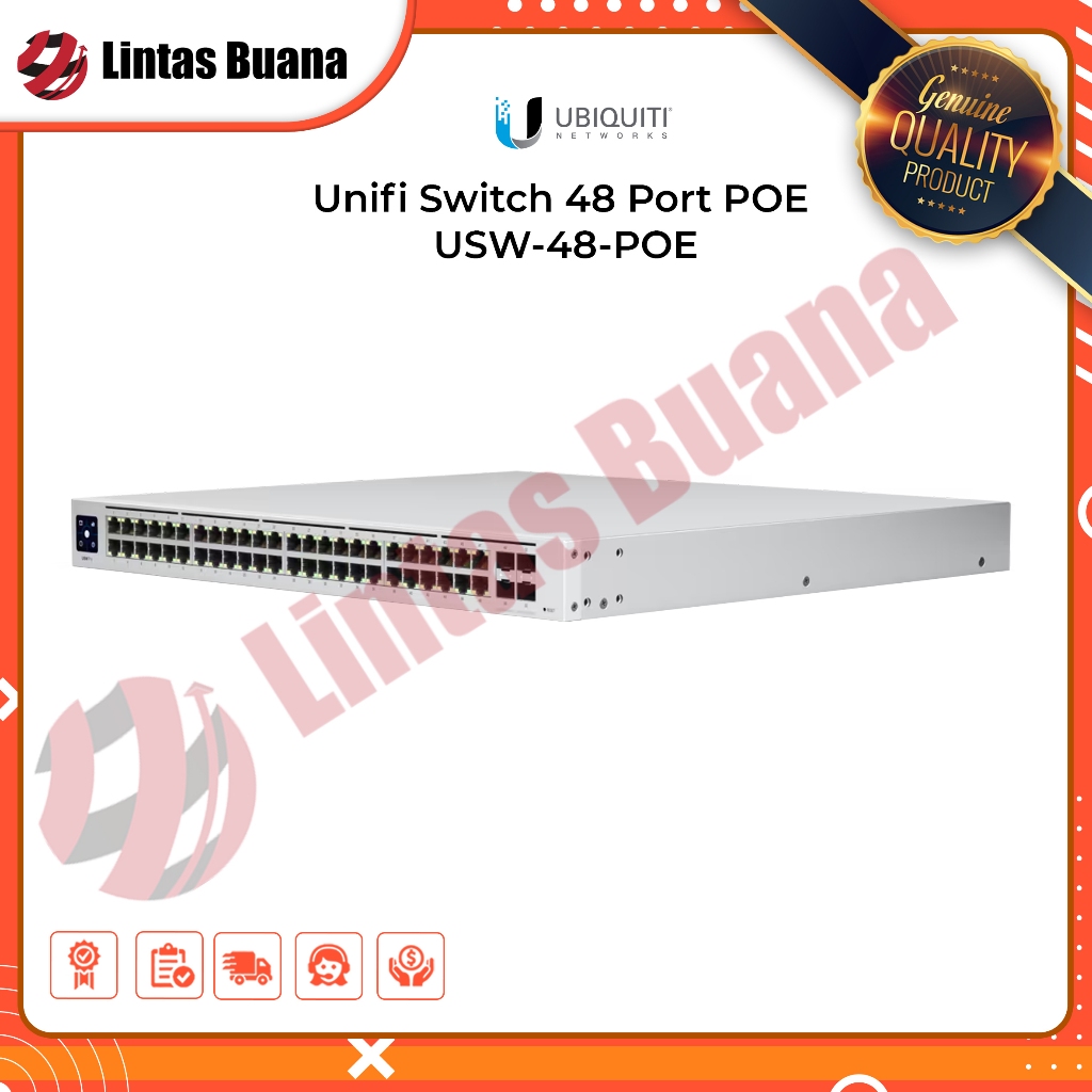 Jual Ubiquiti Unifi Switch USW-48-Poe , Switch 48 Port Support POE Managable L2 | Shopee Indonesia