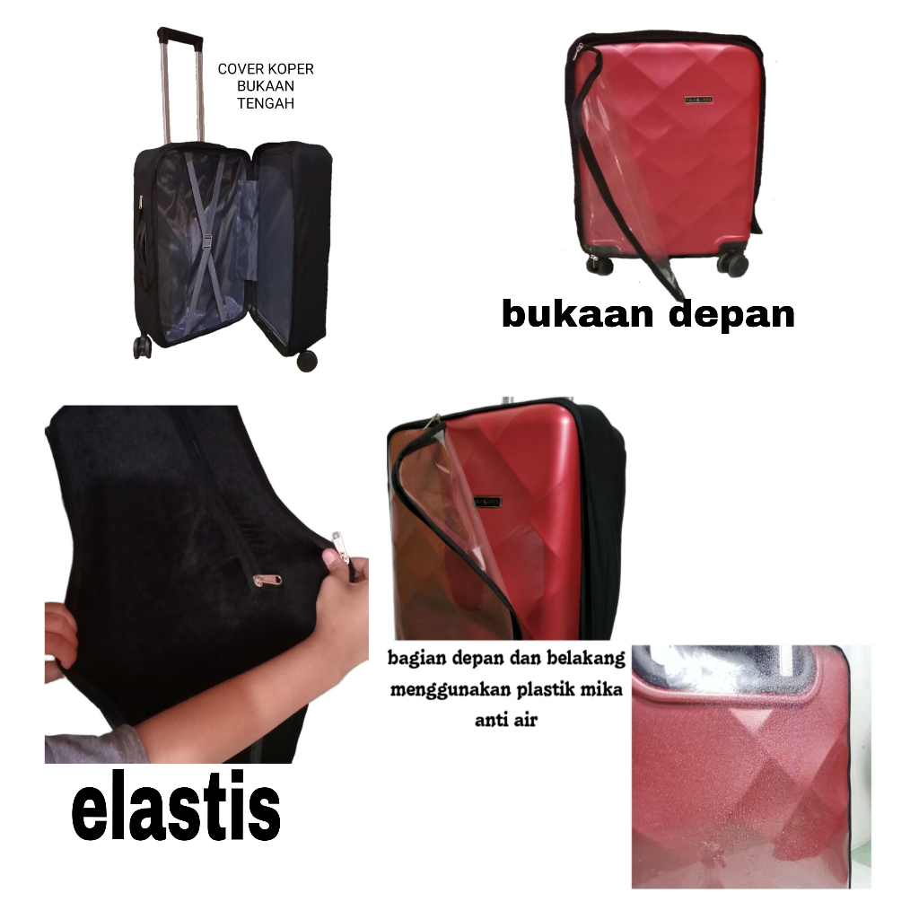 Jual Termurah Sarung Koper Cover Koper Luggage Cover Pelindung Koper ...