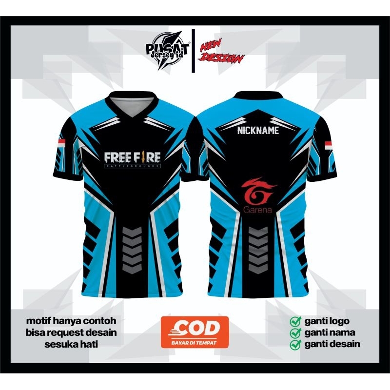 Jual Jersey gaming free request desain | Shopee Indonesia