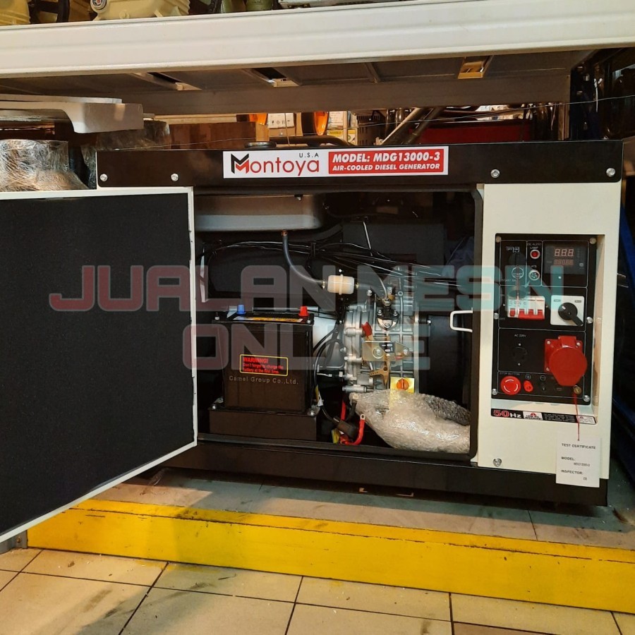 Jual Genset Silent Diesel 10 kva 8000 8800 watt 3 Phase Montoya MDG ...