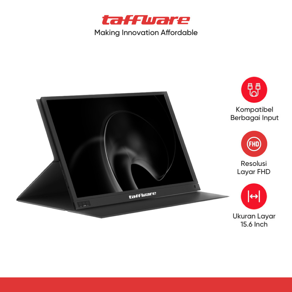 Jual Taffware Portable Monitor FHD 15.6 Inch 1080p with Touchscreen ...