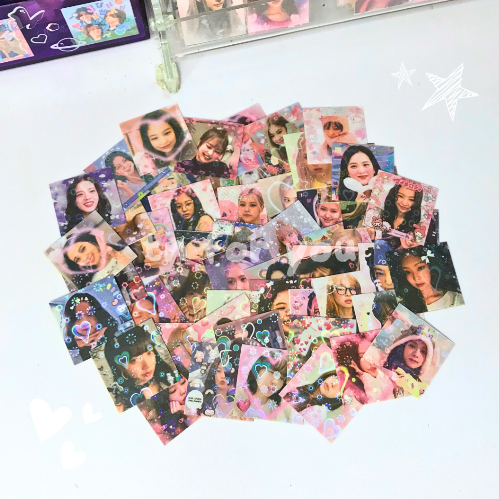 Jual HOLOGRAM Mail Sticker Deco Kpop Freebies Sellkor Cute Face Sticker NCT Dream 127 Enhypen ...