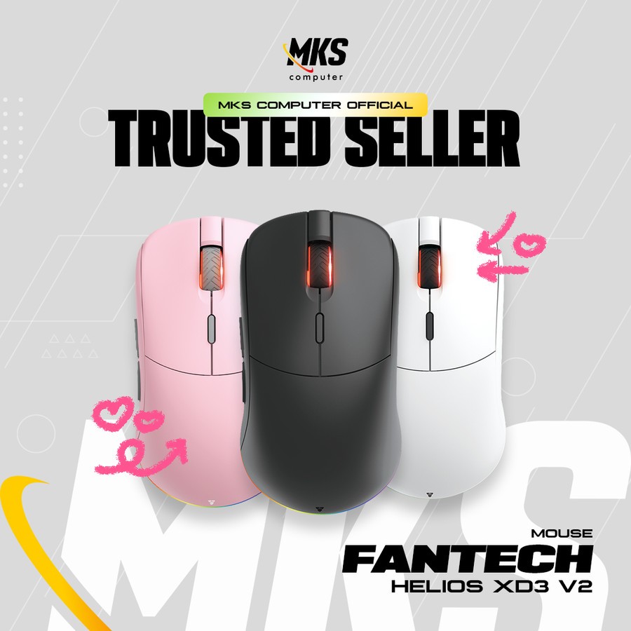 Jual Fantech HELIOS XD3 v2 Wireless Mouse Gaming RGB Dual Mode | Shopee ...