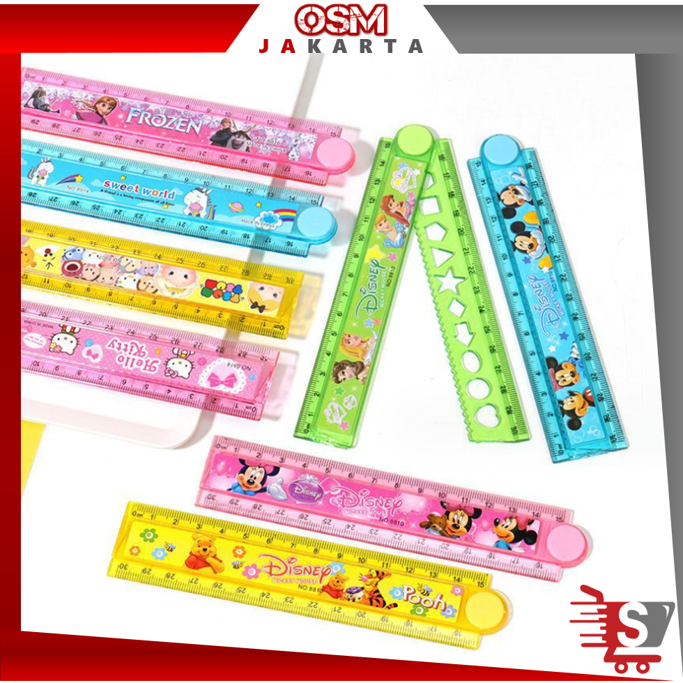 Jual OSM JKT S6136 Penggaris Lipat 30 CM / Ruler Fancy Karakter Lucu ... Jual OSM JKT S6136 Penggaris Lipat 30 CM / Ruler Fancy Karakter Lucu ...