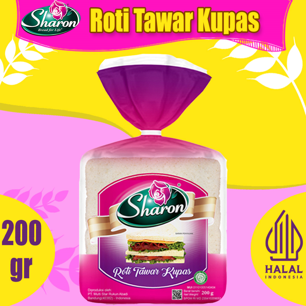 Jual Roti Tawar Kupas Sharon Bakery 200gr | Shopee Indonesia