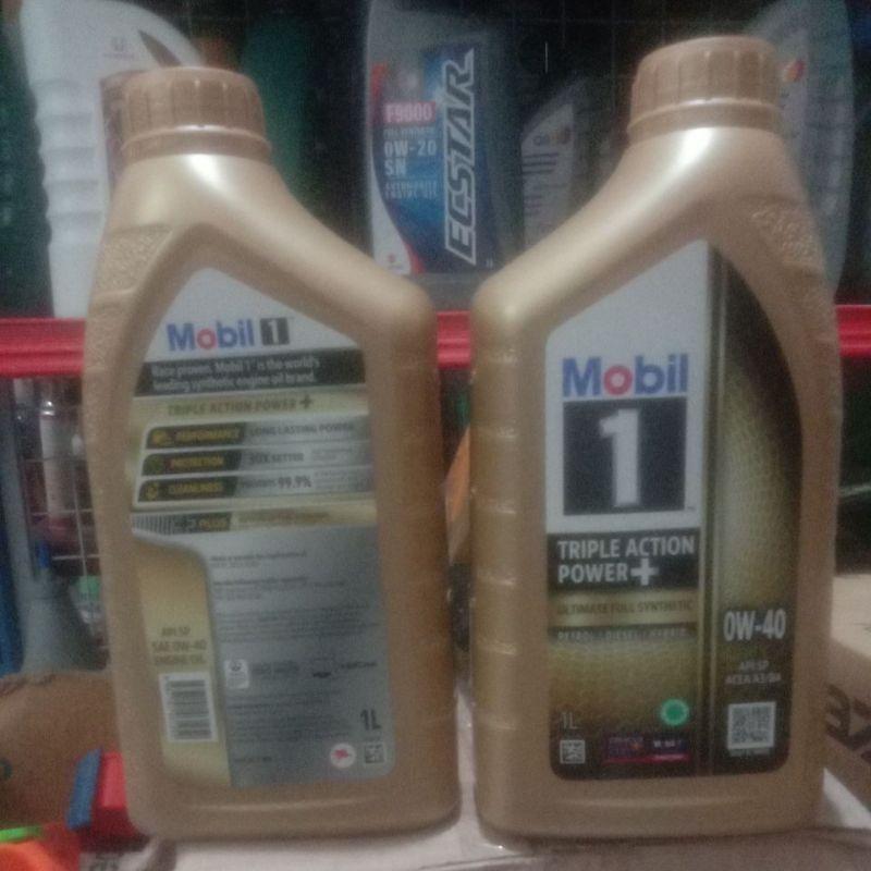 Jual Mobil 1 Triple Action Power + sae 0w40 ultimate full synthetic api SP acea A3/B4 | Shopee ...